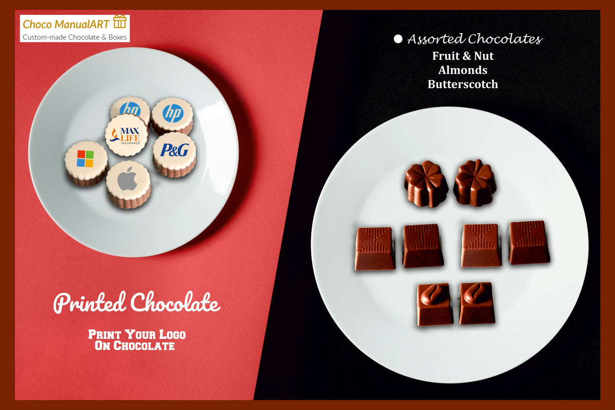 "Sweeten Your Corporate Relations with Logo-Printed Chocolates"