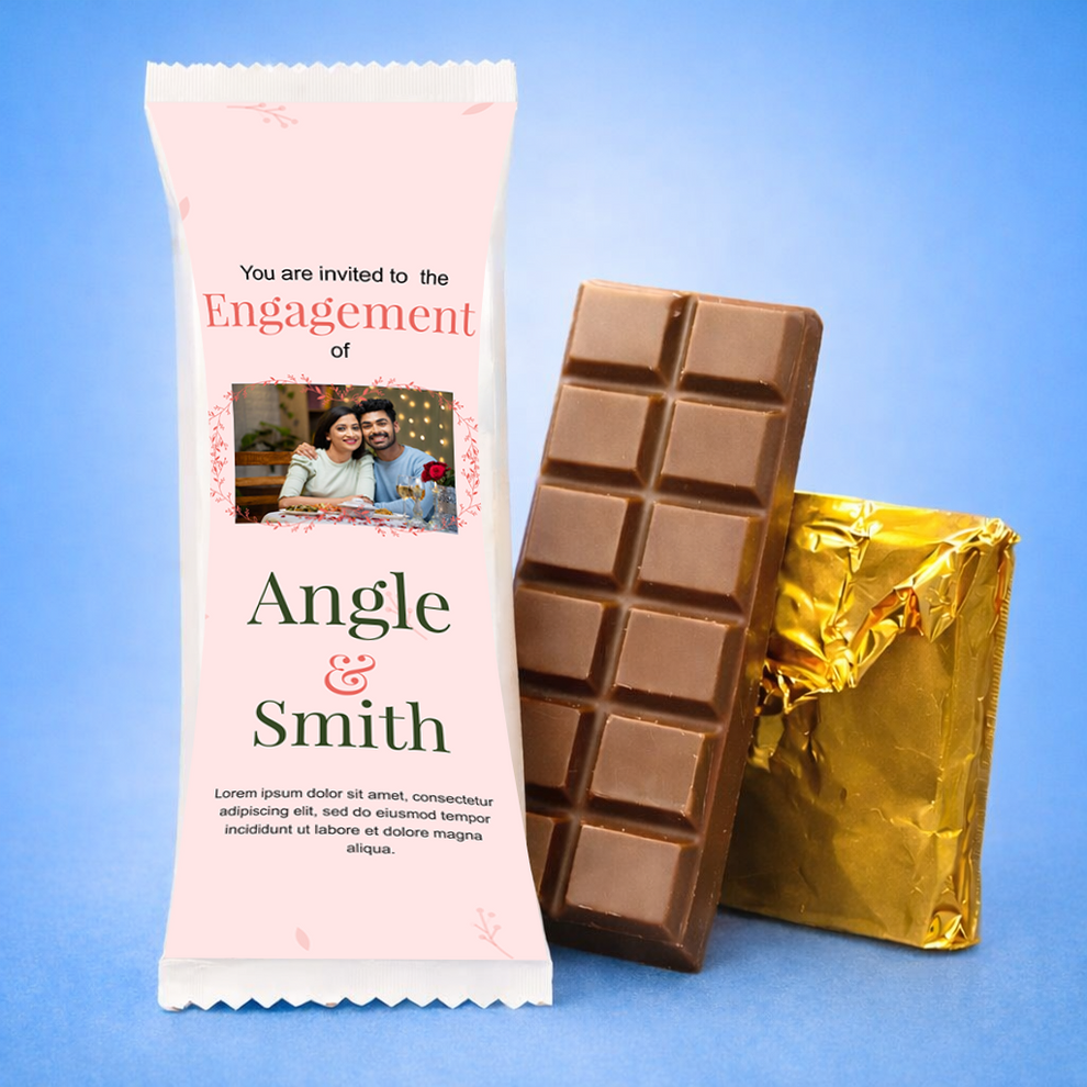 Custom Photo Printed Chocolate Bar – Luxury Edition – Choco ManualART