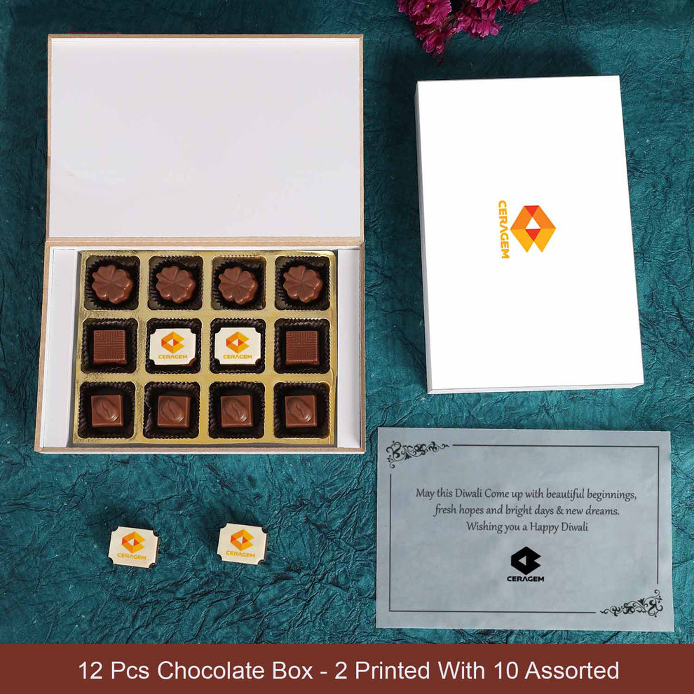Stunning Logo Printed Corporate Chocolate Gifts – Choco ManualART