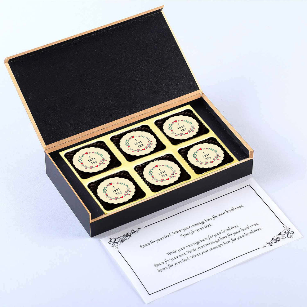 Personalised Messages Chocolate Sorry Gift Box | Chocolates Gifts