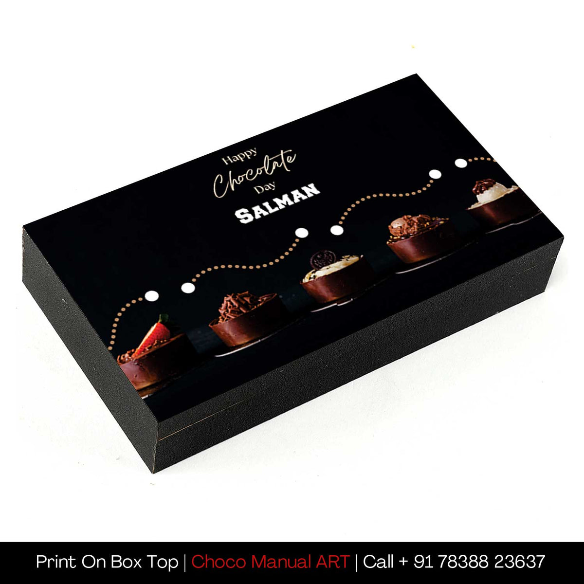 Unique Chocolate Day Customised Chocolate gift – Choco ManualART