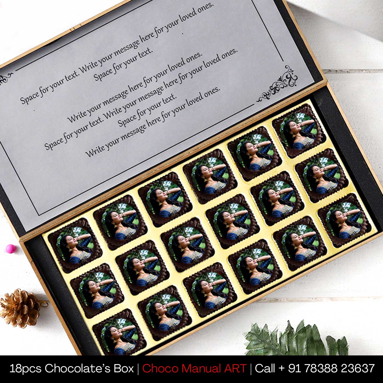 Customised Chocolate for Birthday in Delhi NCR | Choco ManualART