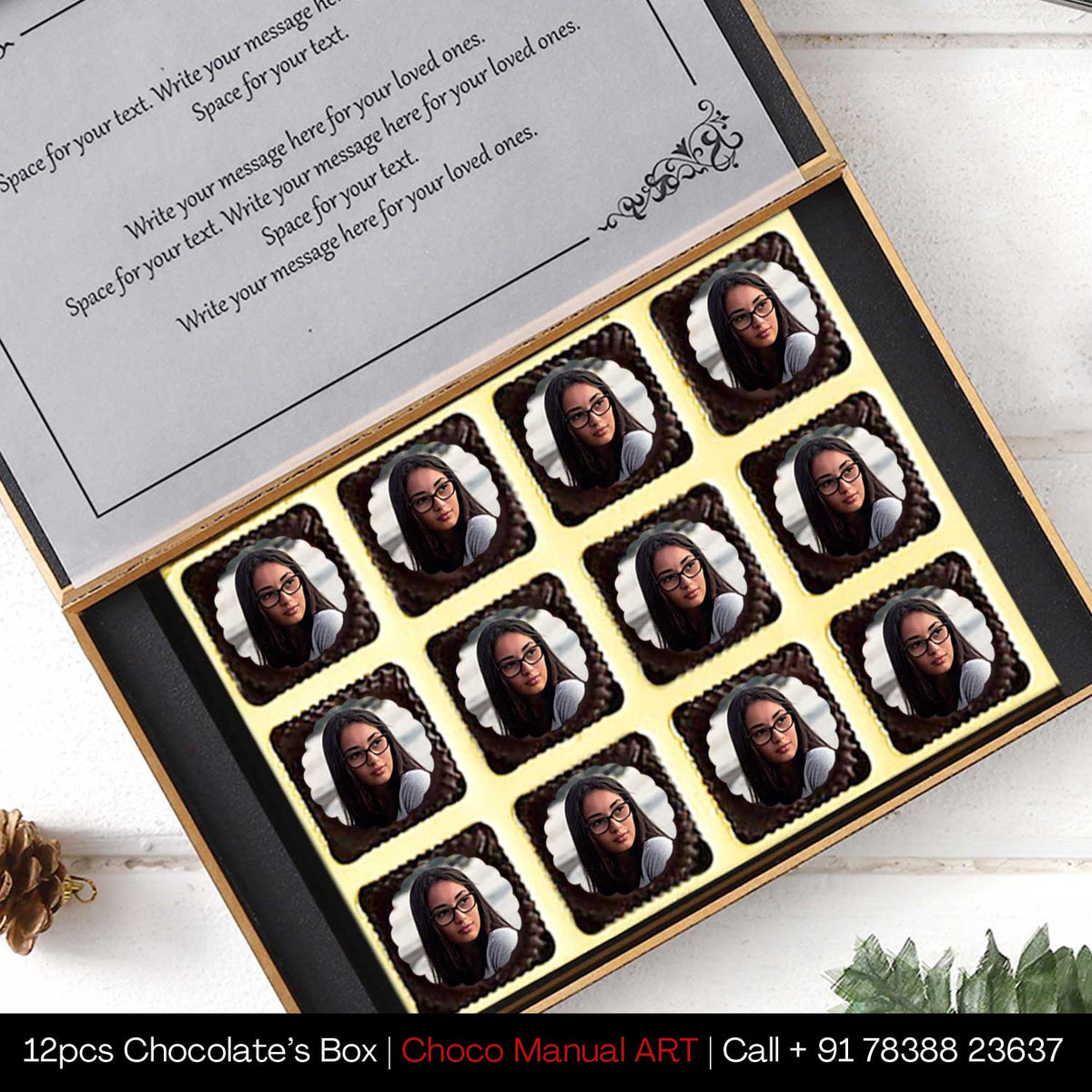 Eye-catchy Customized Chocolates | Choco ManualART