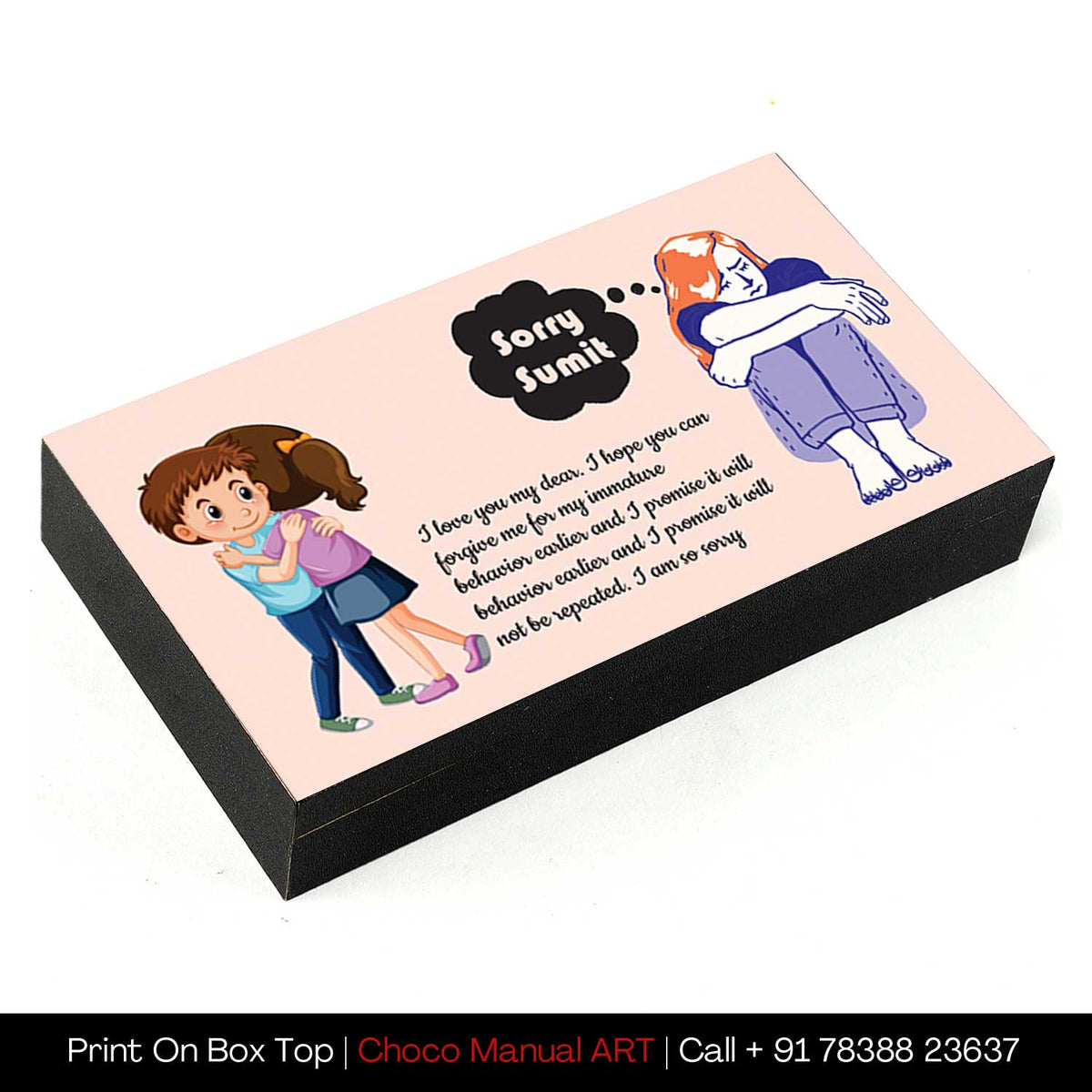 Personalised Messages Chocolate Sorry Gift Box | Chocolates Gifts ...