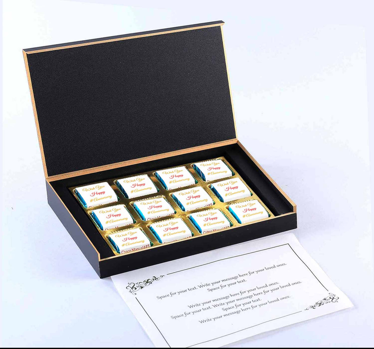 Gift box of chocolates with Wrapper Print