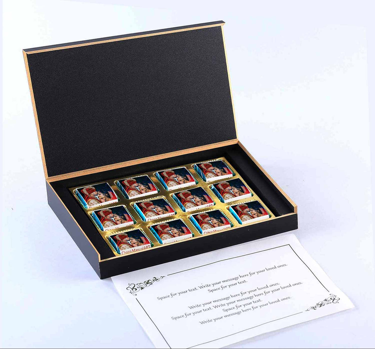 Name and photo Printed Customised Chocolate Wrappers – Choco ManualART