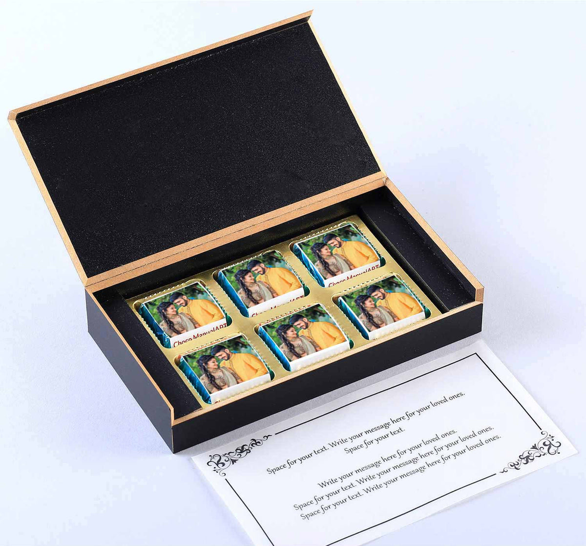 Photo Printed Chocolates with Delicate Design – Choco ManualART